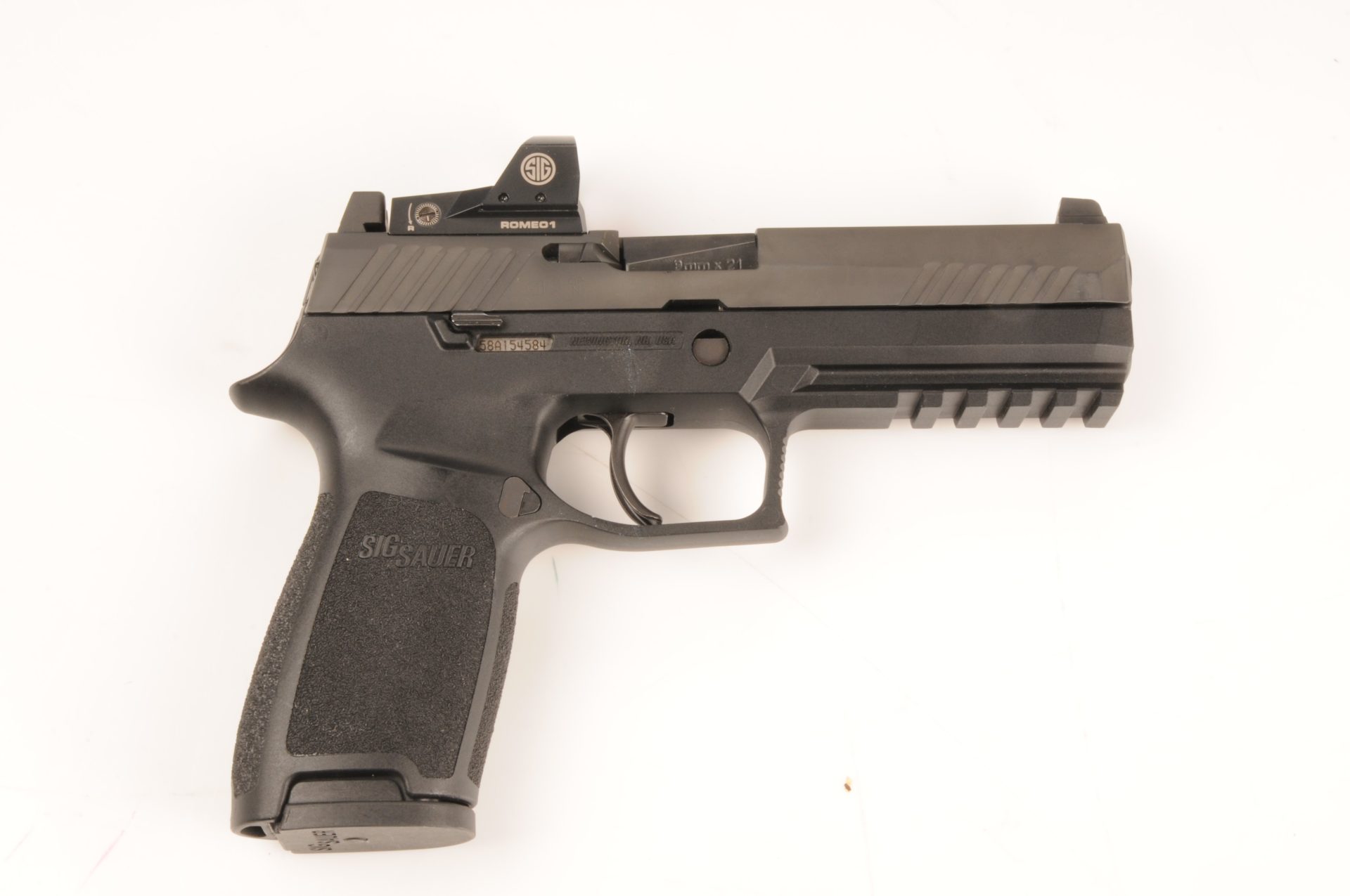 Sig Sauer P320 Rx Optic cal. 9x21 Imi, il vantaggio del puntatore