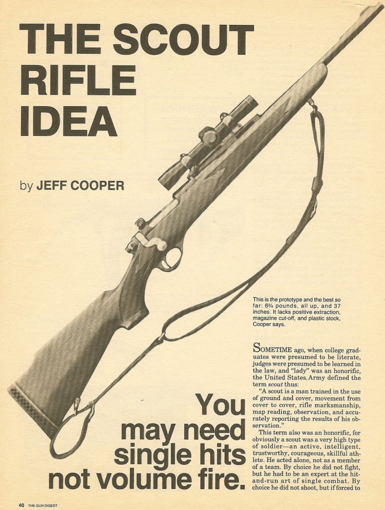 Cosa s’intende per scout rifle? - Armi Magazine
