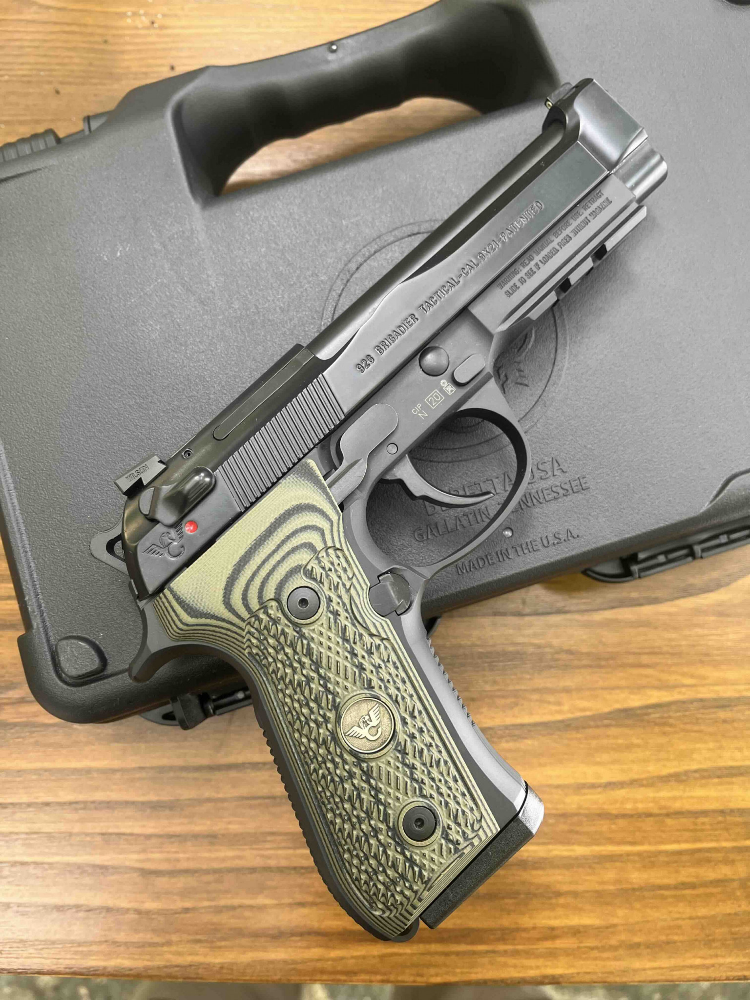 Beretta 92G Brigadier Tactical cal. 9x21, la prova in poligono - Armi ...