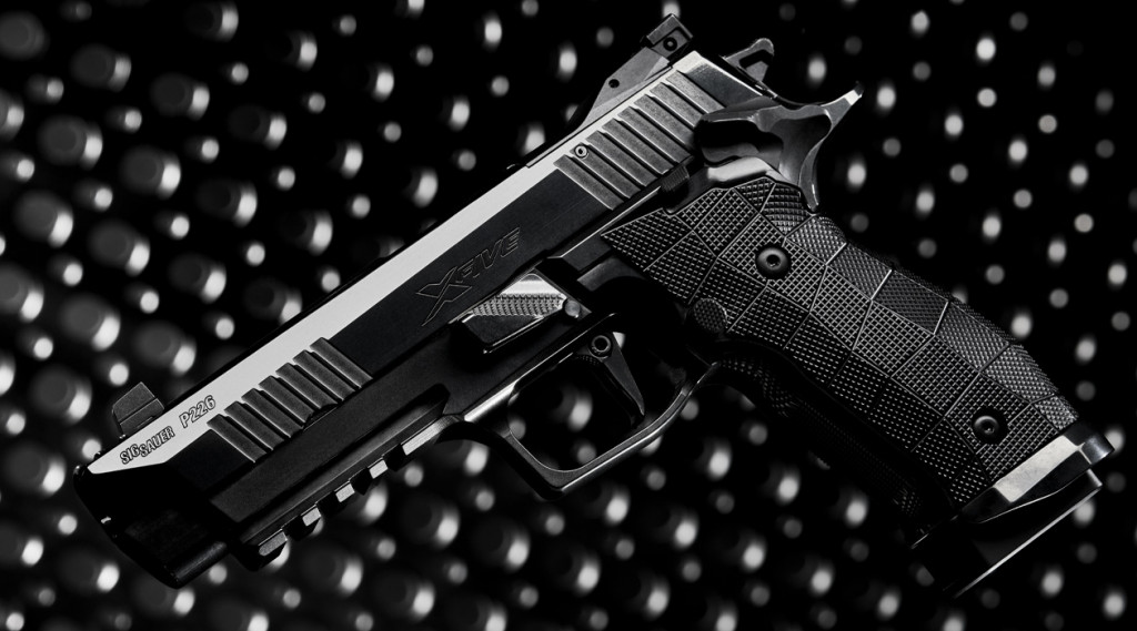 Sig Reserve Collection P226-XFive, pistola in acciaio-finitura Dlc